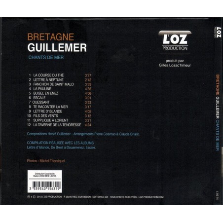Bretagne (Chants De Mer) - Guillemer - Cd Album, Chanson Bretonne ...